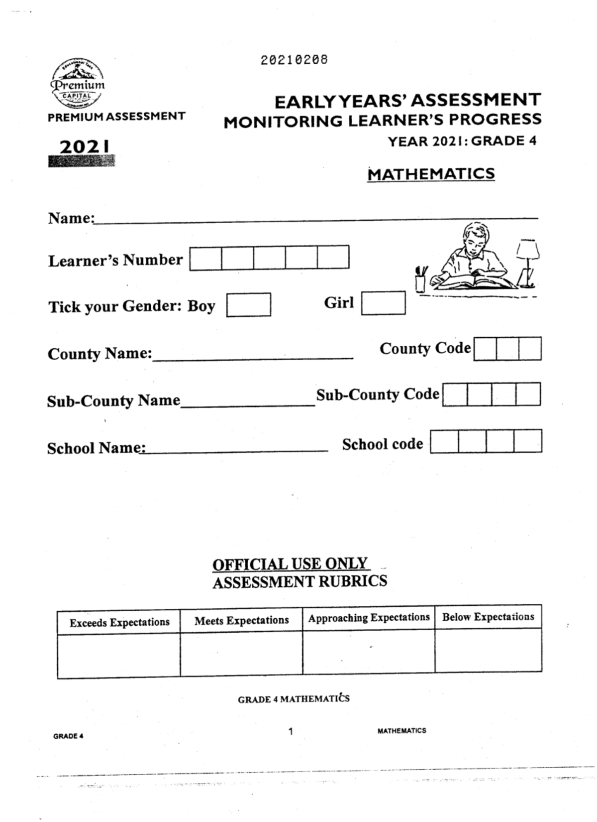 Grade-4- Mathematics-Teacher.co .ke - MATH121 - Studocu