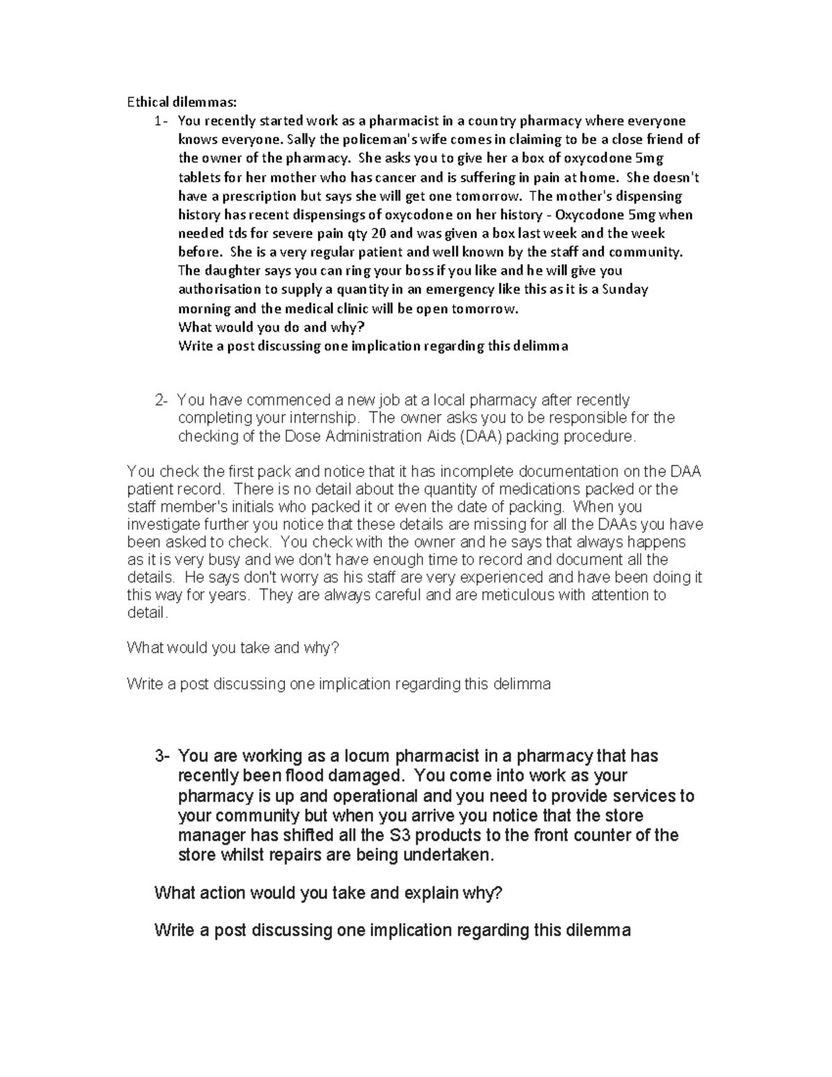 Econ 1 Summary Notes Warning Tt Undefined Function 32 Ethical Dilemmas 1 You Recently