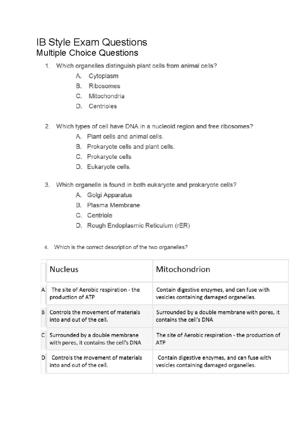 시험 16 11월 2014, 질문 및 답변 - eletronics - IB Style Exam Questions Multiple ...