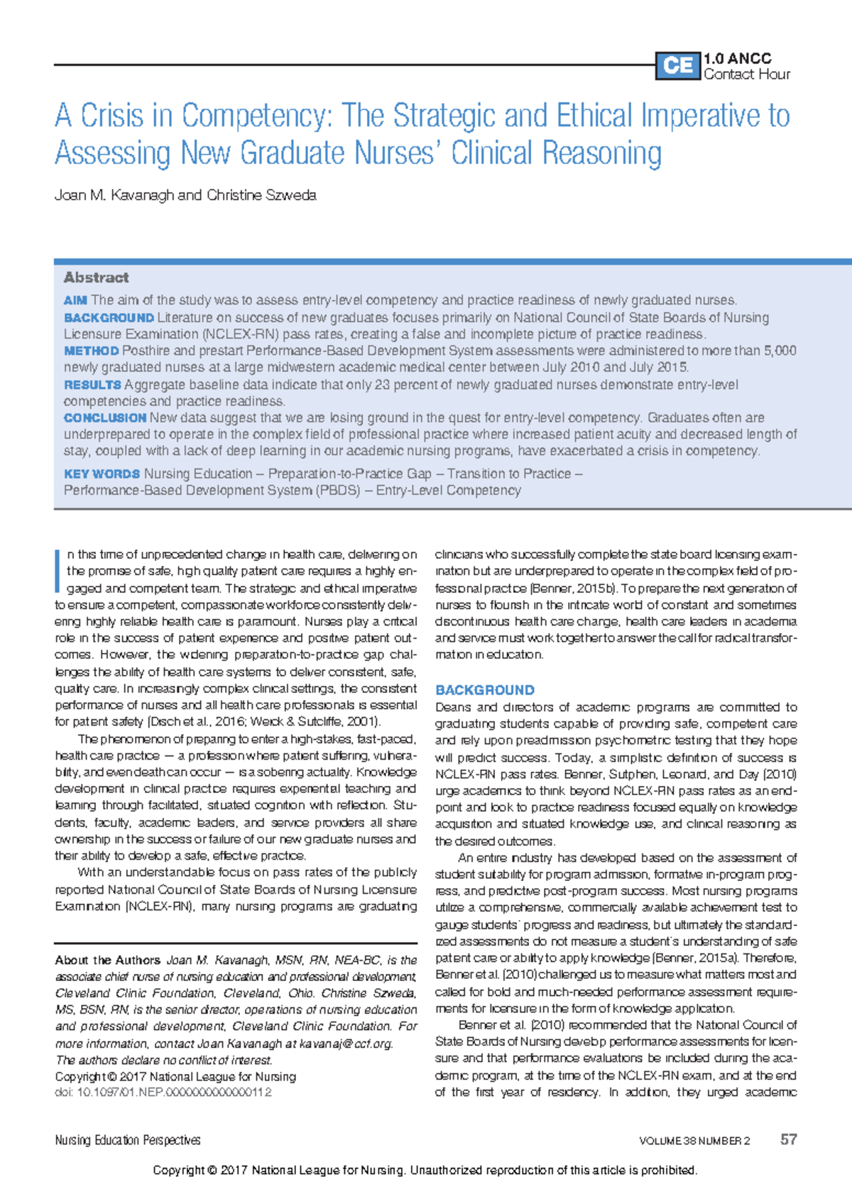 A Crisis in Competency The St - A Crisis in Competency: The Strategic ...