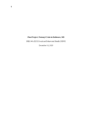 PHE 340 Milestone One - Cassandra Anderson PHE340 23EW Milestone 1 ...