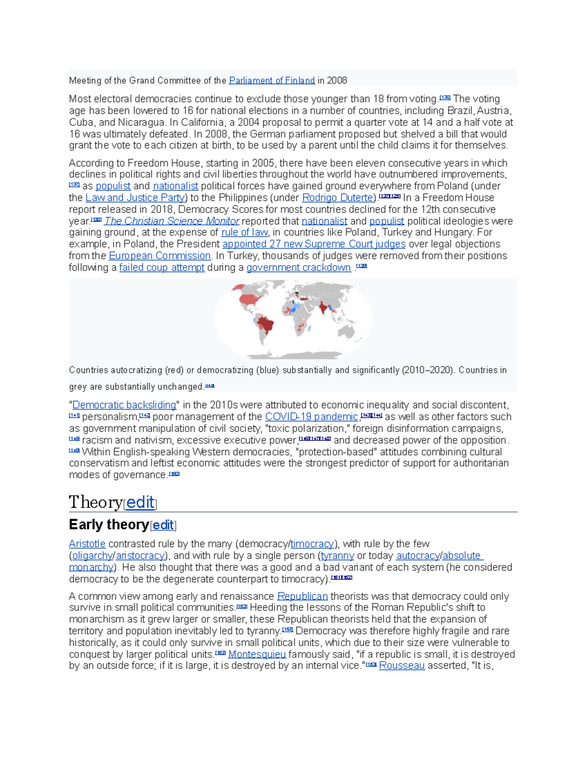 Meeting of the Grand Committee of the - [136] The voting age has been ...