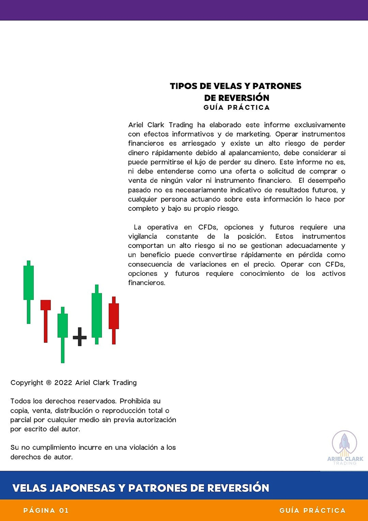E-Book velas japonesas - Ariel Clark Trading - TIPOS DE VELAS Y ...