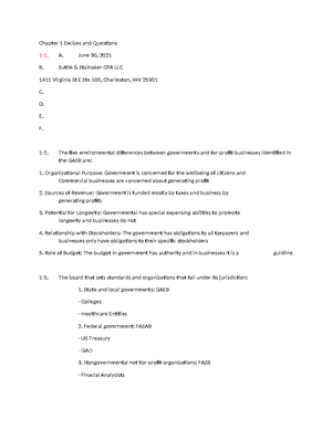 Chapter 23 Exercises – Managerial Accounting - Chapter 23 Exercises ...