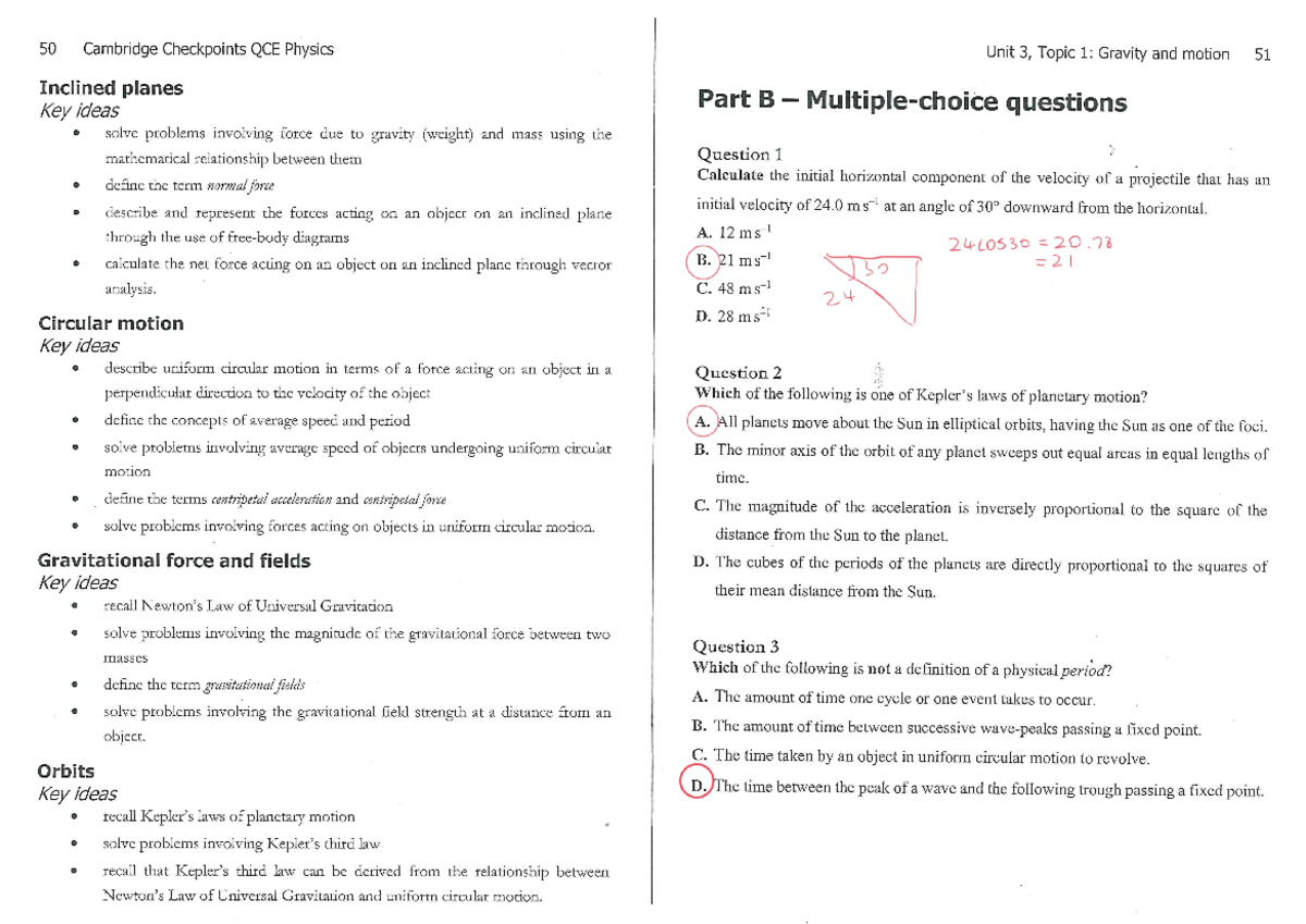 Gravity & Motion - Studocu