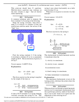 Post Lab 2 - This is the assignment for Post Lab 2 for PHY 102 M - the physics lab needed ...