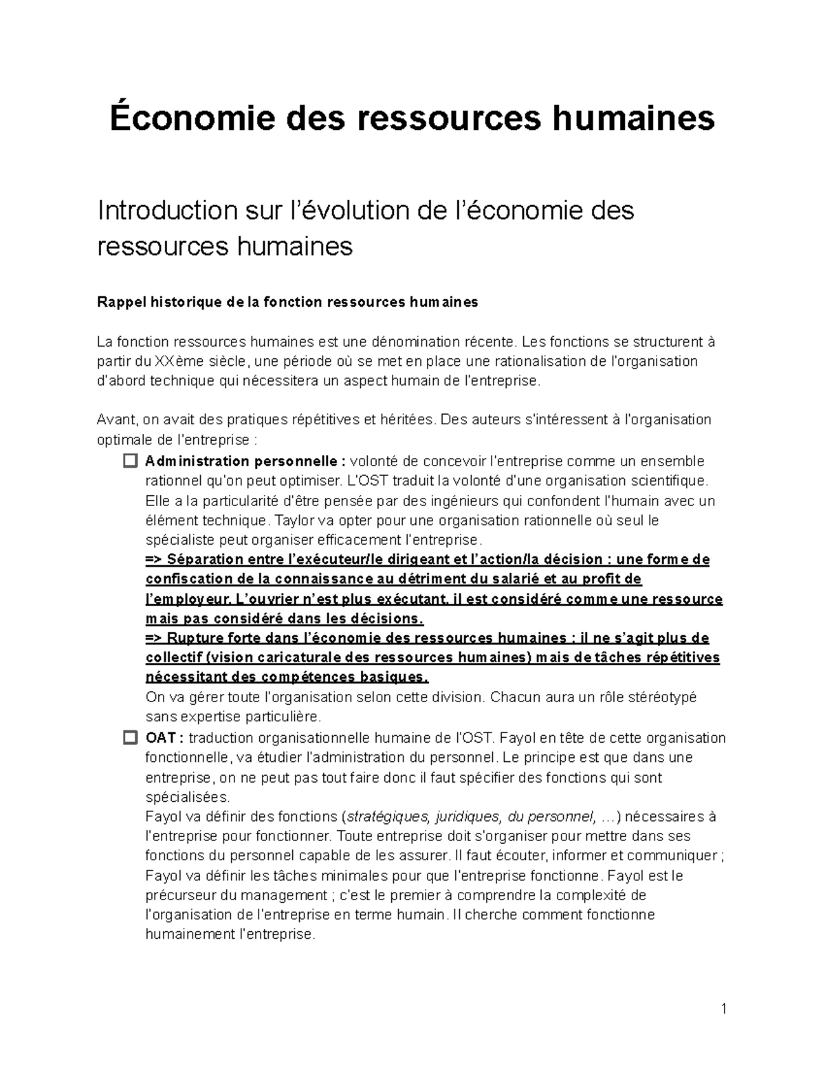 Économie des ressources humaines - Économie des ressources humaines ...
