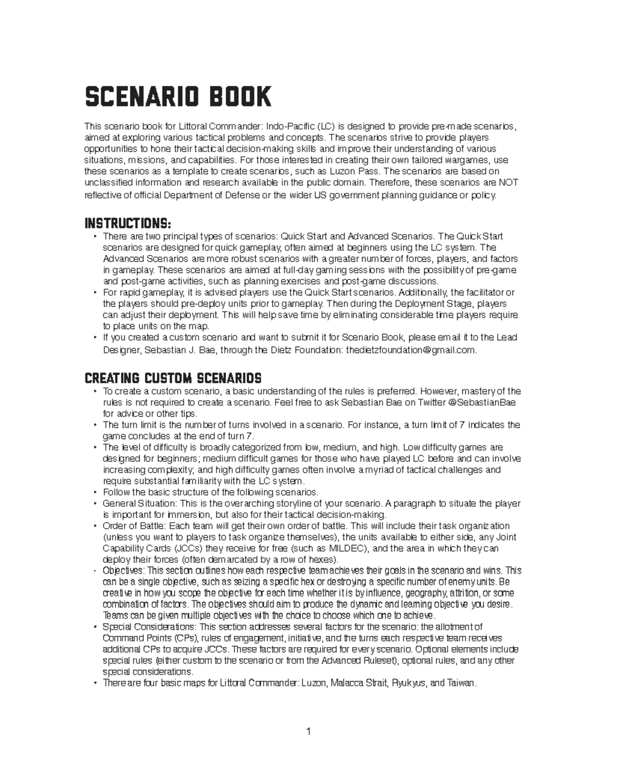 Booklet - Scenario 2 - NaN - Scenario Book This scenario book for ...