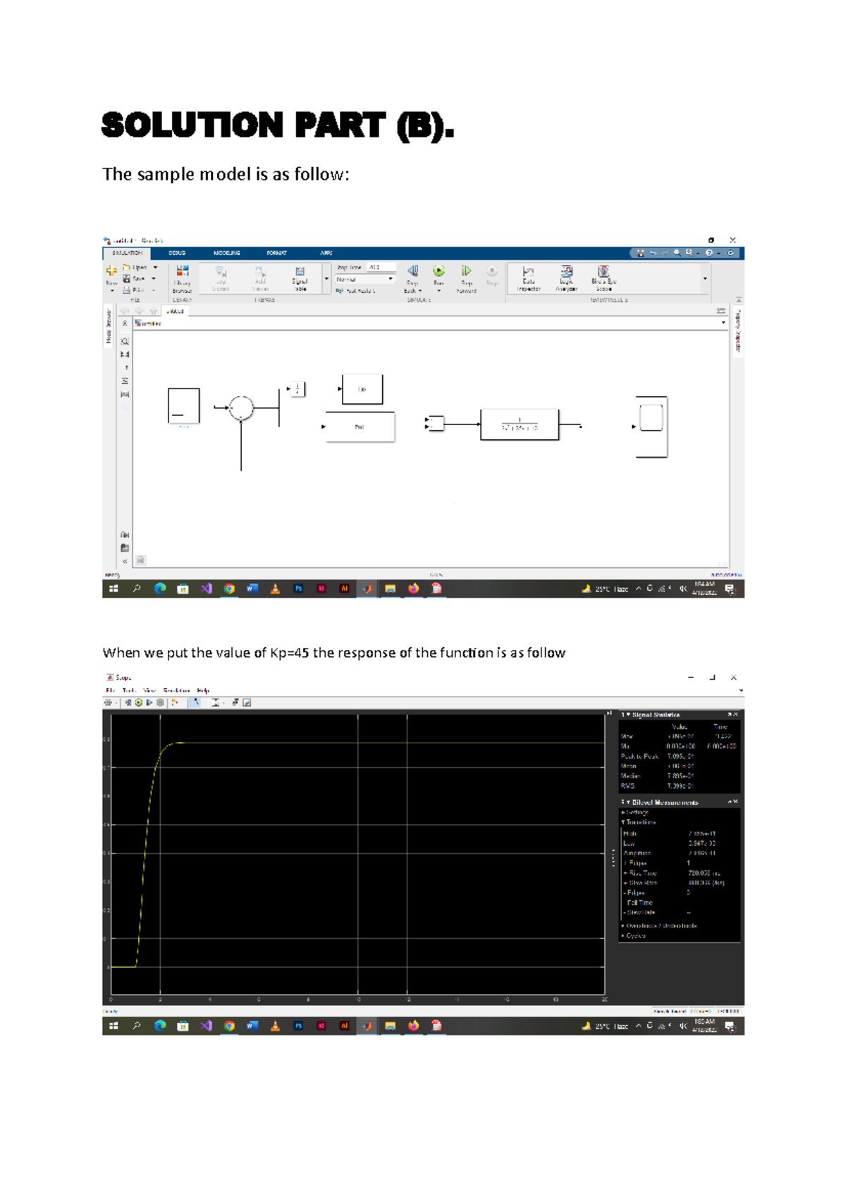 LCS Assignmnt 2 Matlab Linear control system - Engineering Material ...
