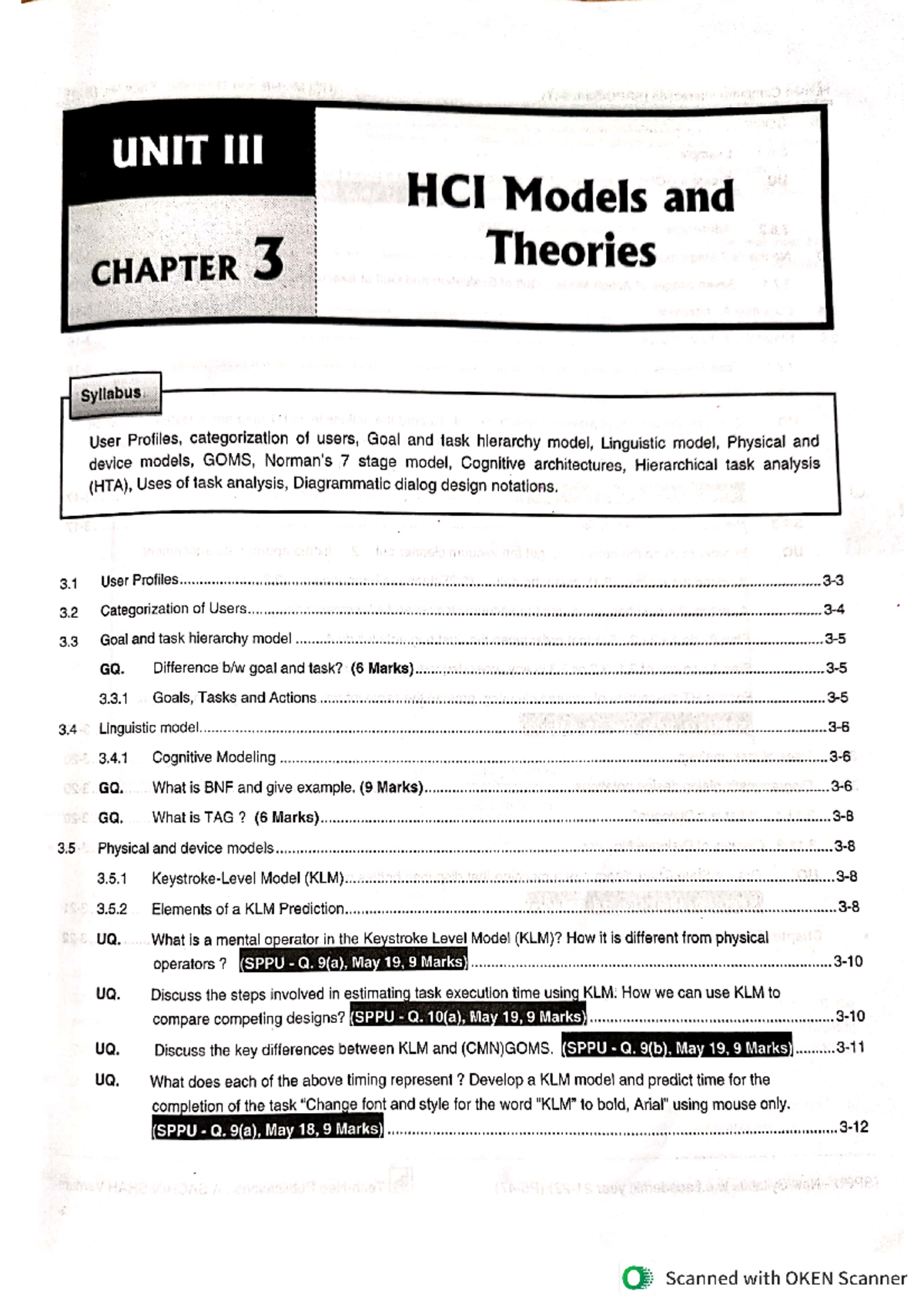 HCI Unit 3 - BE IT (2019) - Studocu