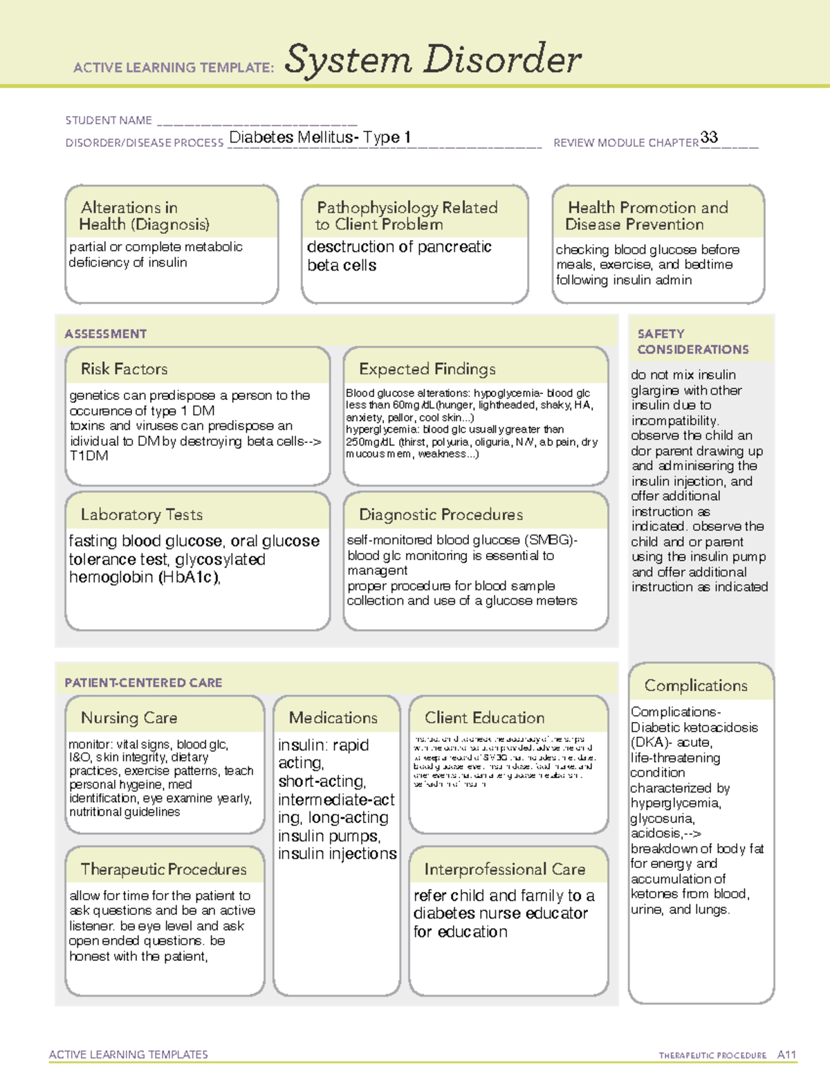 Active Learning Template sys Dis T1DM - ACTIVE LEARNING TEMPLATES ...