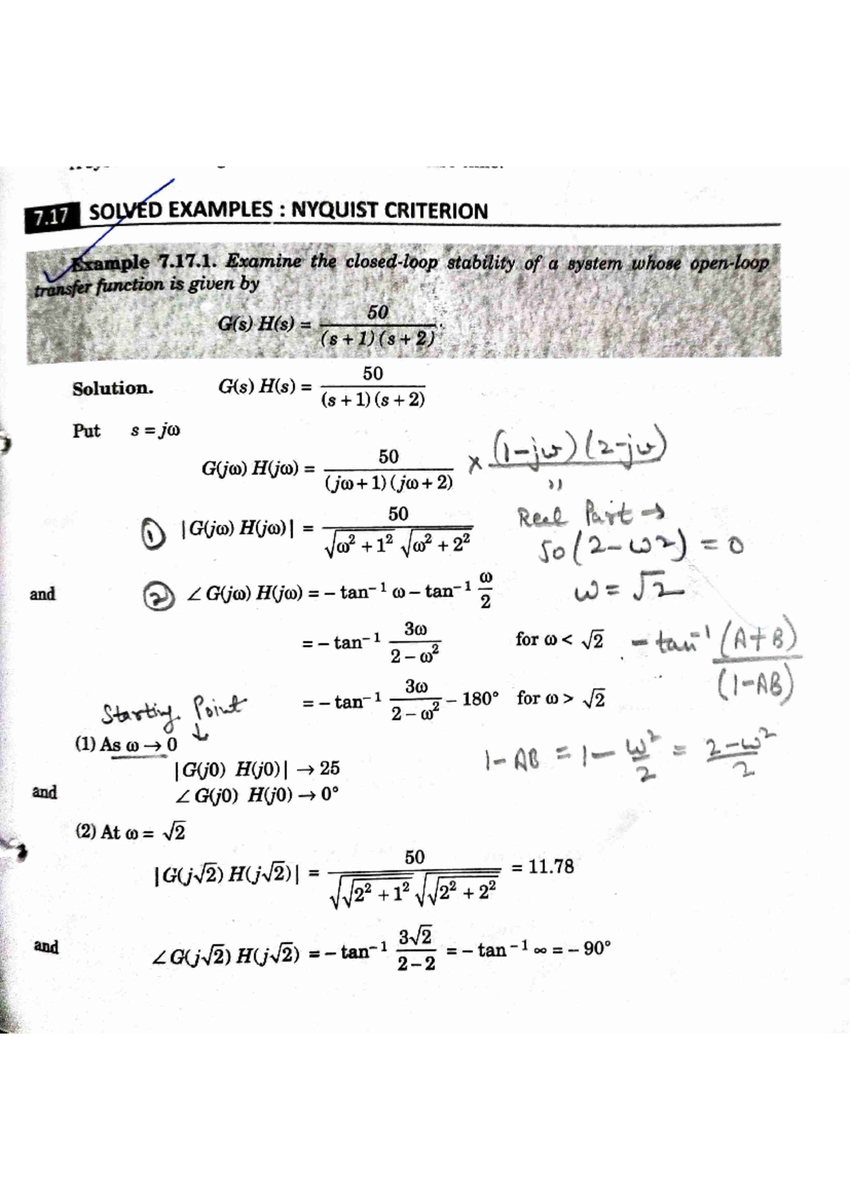 Nyquist Plot - it is a control system topic - Electronic and ...