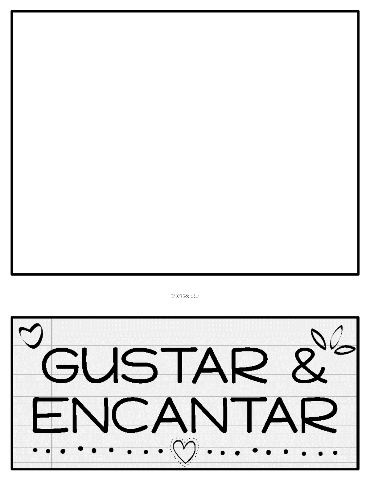 Gustar Flip Book - it is for a major project - ©2020 Sra. Cruz GUSTAR ...