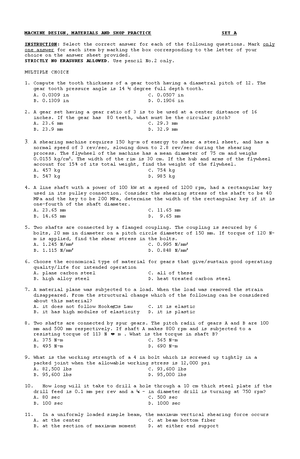 2013 09 - Machine Elements - Republic of the Philippines PROFESSIONAL ...