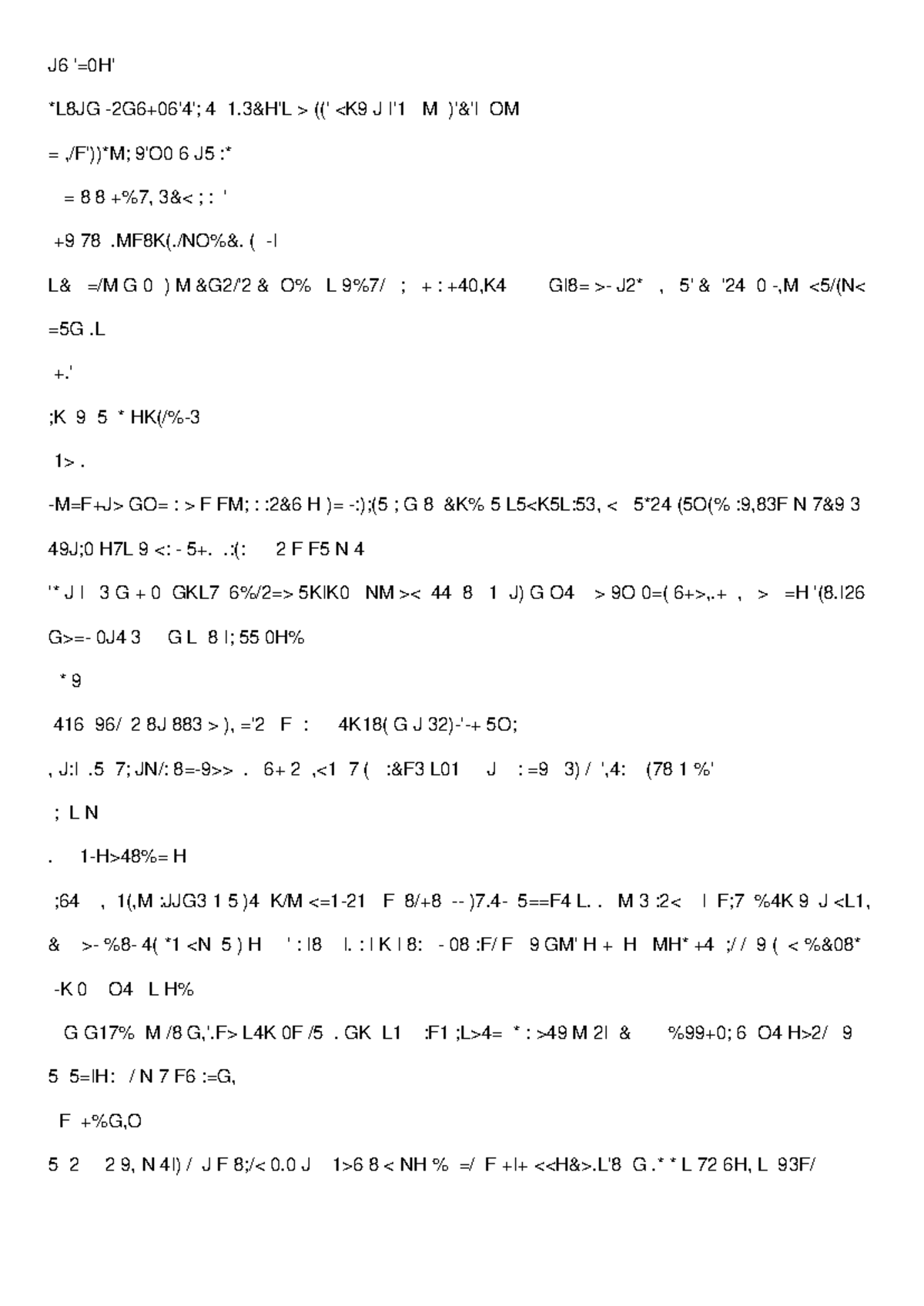 RPPY Problems 8 - J6 '=0H' *L8JG -2G6+06'4'; 4 1&H'L > (('