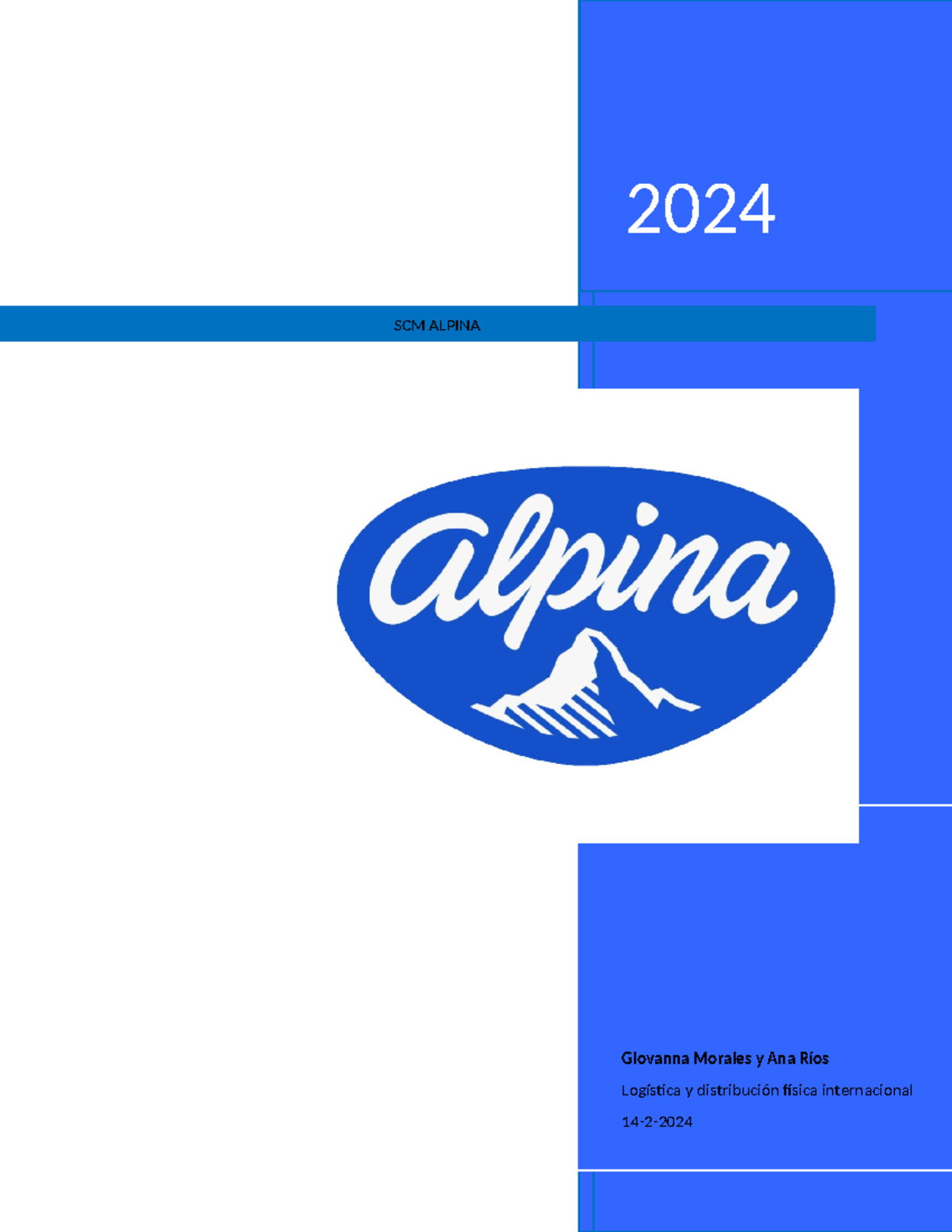 Alpina Productos Alimenticios S - 2024 Giovanna Morales y Ana Ríos ...