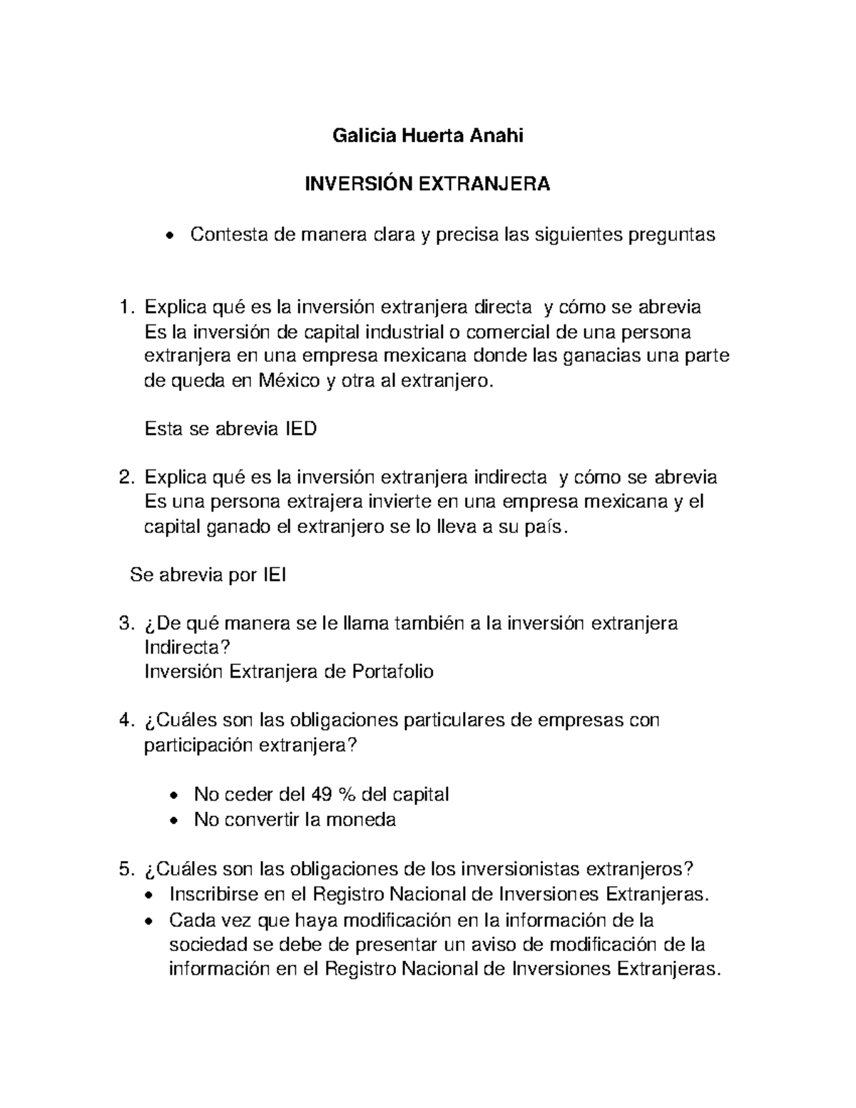 Cuestionario de inversión - Galicia Huerta Anahi INVERSIÓN EXTRANJERA ...