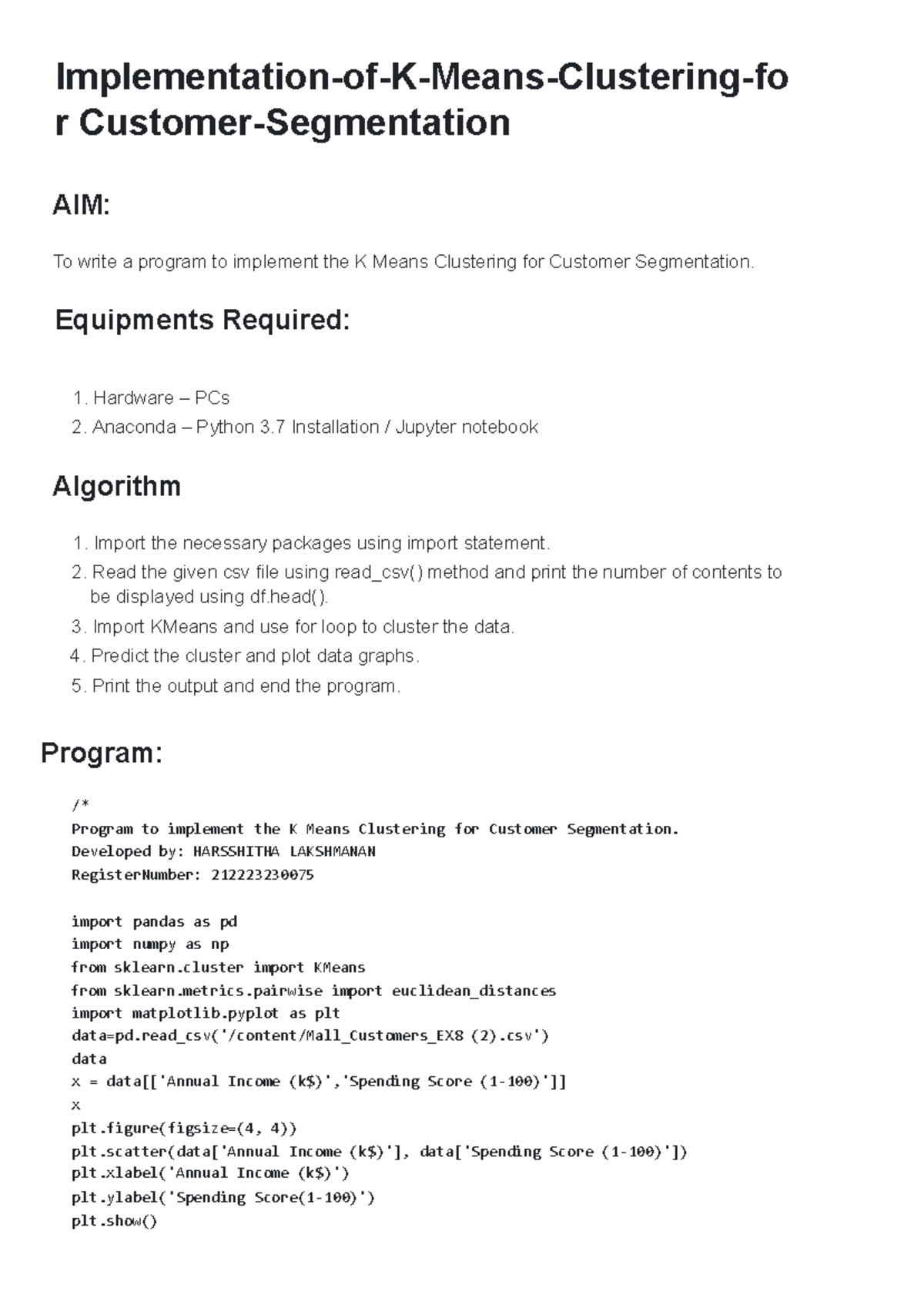 Implementation-of-K-Means-Clustering-for-Customer-Segmentation Readme.md at main · harshulaxman ...