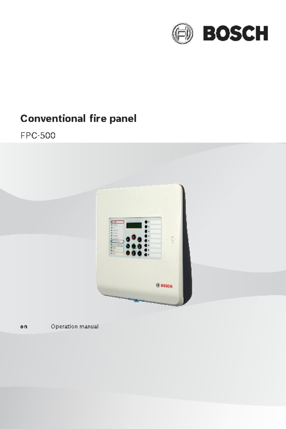 FPC-500 User Guide 5 - ups - Conventional fire panel FPC‑ en Operation ...