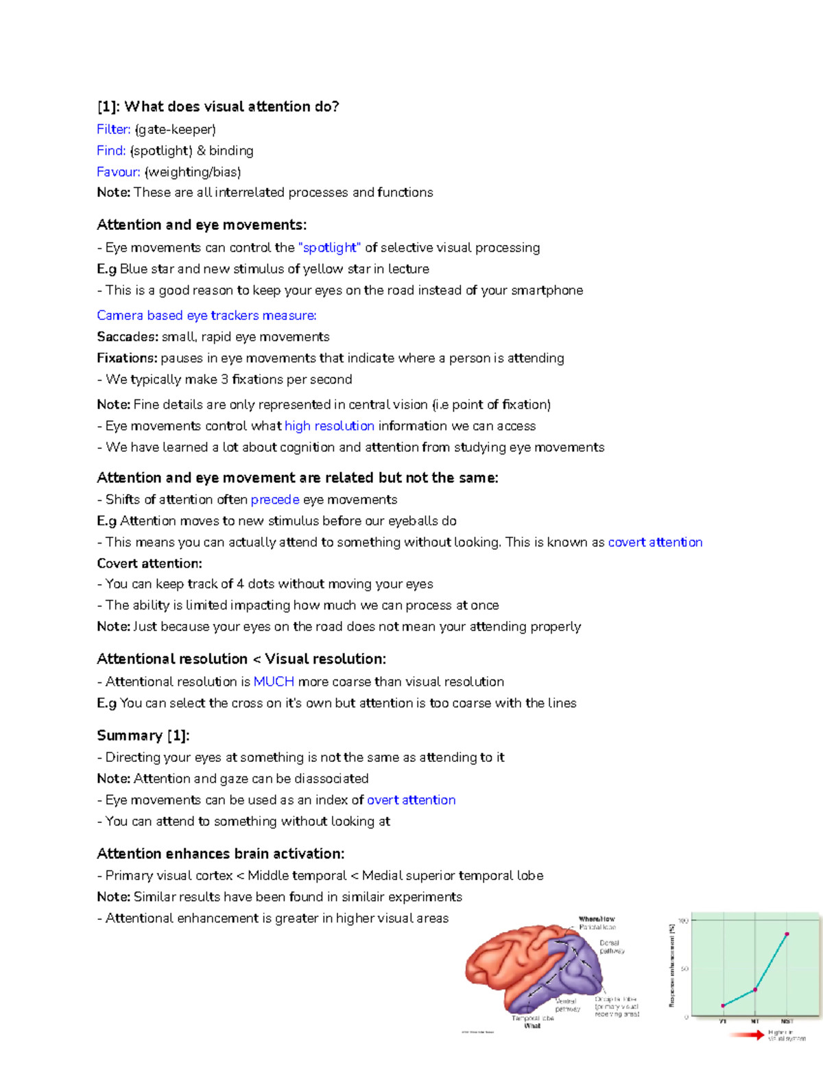 Week 4 Visual Attention + Face recognition - [1]: What does visual ...