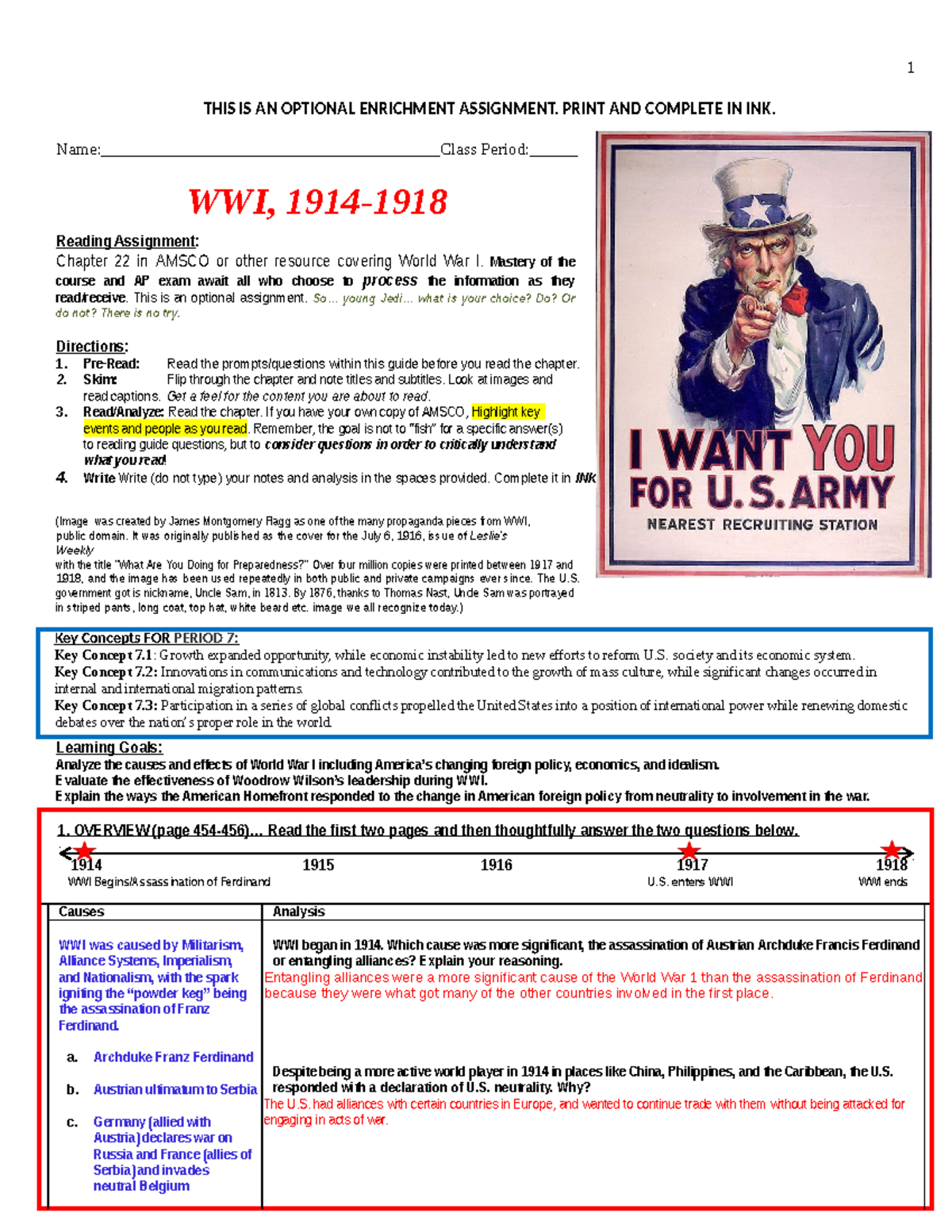 7 - Exam 4 study guide - THIS IS AN OPTIONAL ENRICHMENT ASSIGNMENT ...