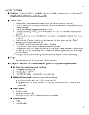 Addiction Outline - Notes - 1 Interrelated Concepts: Addiction as a ...