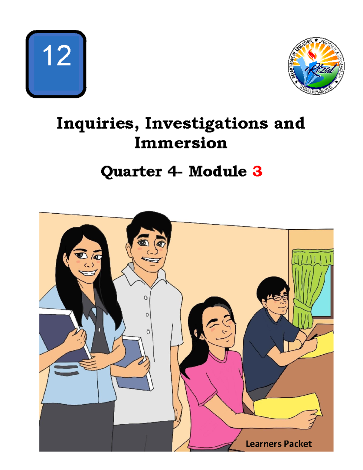 3Is Quarter 4 Module 3 Weeks 9 12 Learners Packet Inquiries