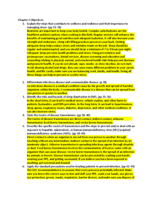 Chapter 4 Objectives - Chapter 4 Objectives 1. Describe the factors and ...