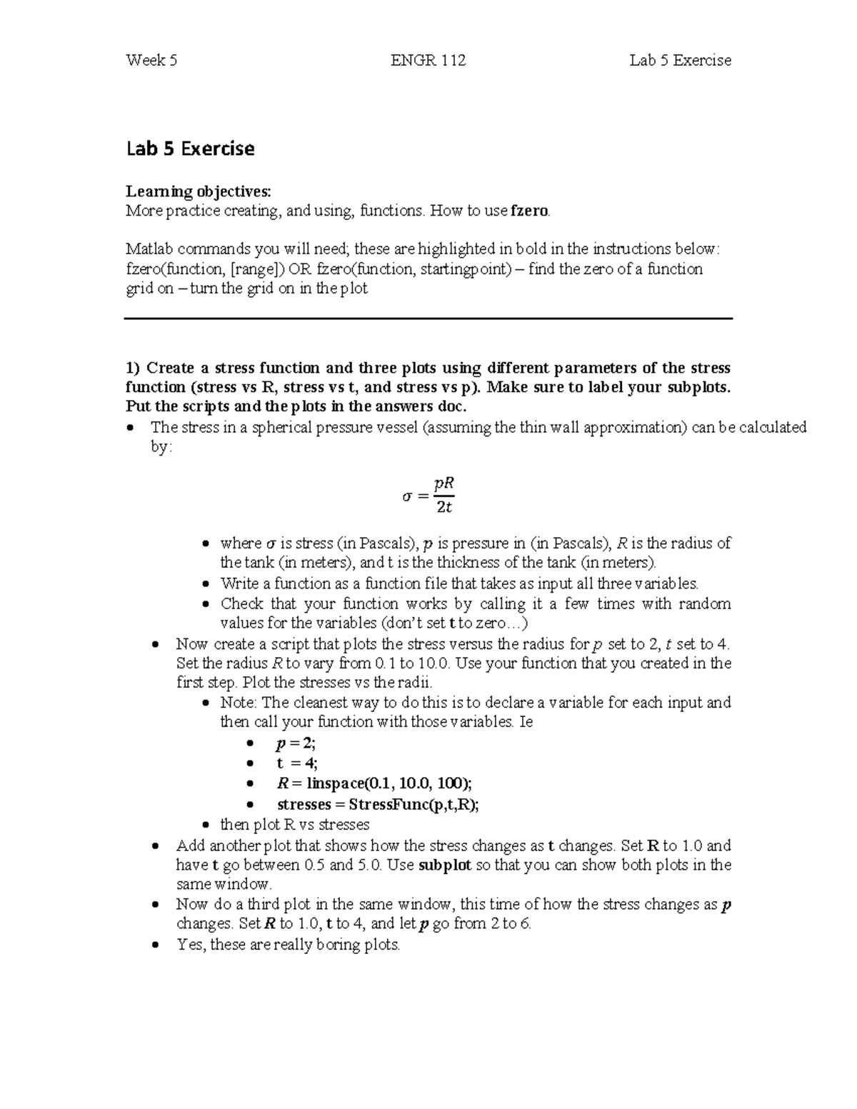 Lab5Exercise - Week 5 ENGR 112 Lab 5 Exercise Lab 5 Exercise Learning ...