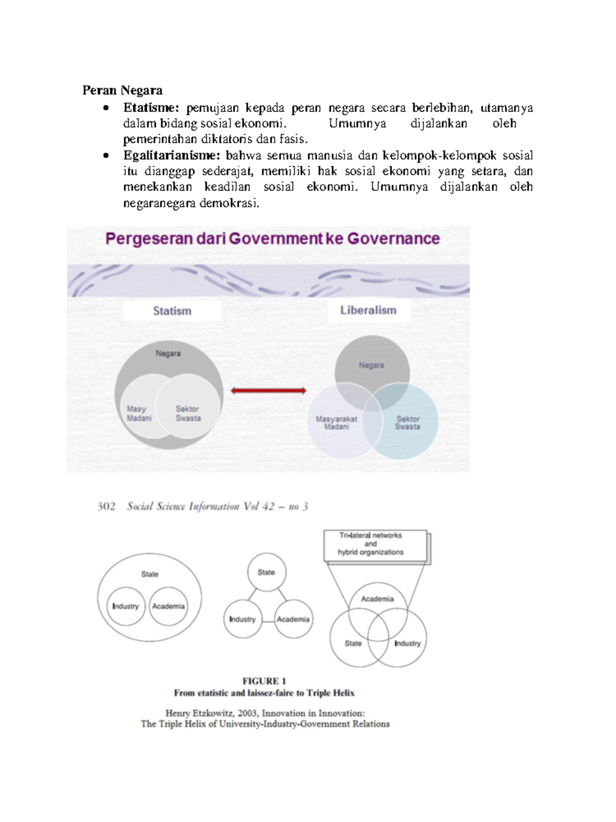 4 PERAN NEgARA DALAM - Peran Negara Etatisme: pemujaan kepada peran ...