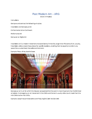 Compare and contrast - Impressionism VS Expressionism The major ...