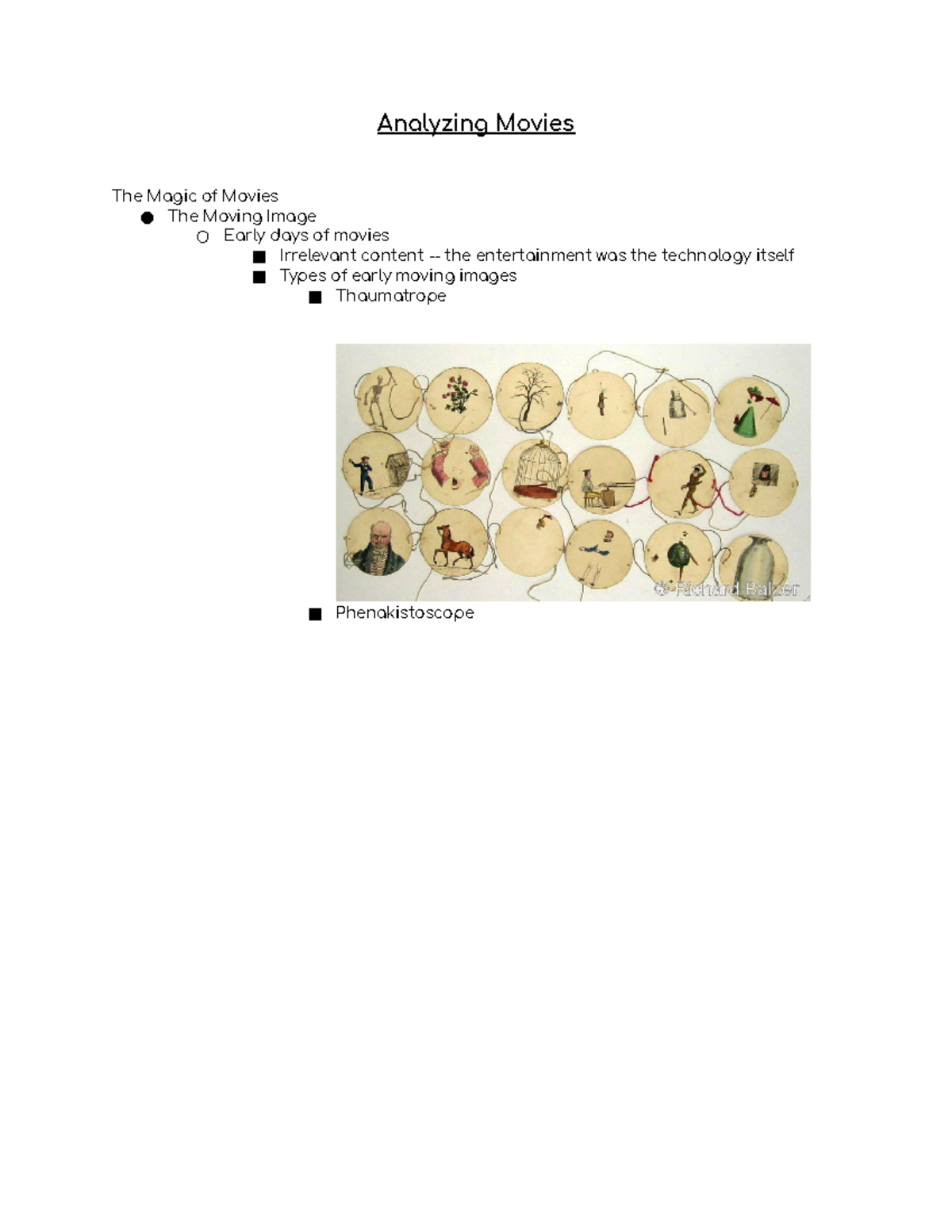 Ch. 1: Analyzing Movies - Analyzing Movies The Magic of Movies The ...