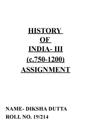 Zabti system - History of India-IV (c. 1206-1550) - Delhi University ...