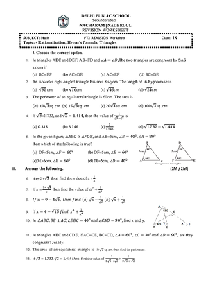 Maths 2022-23 Reduced Syllabus Shobhit Nirwan - Class 10 2022- Mathematics Detailed Syllabus ...