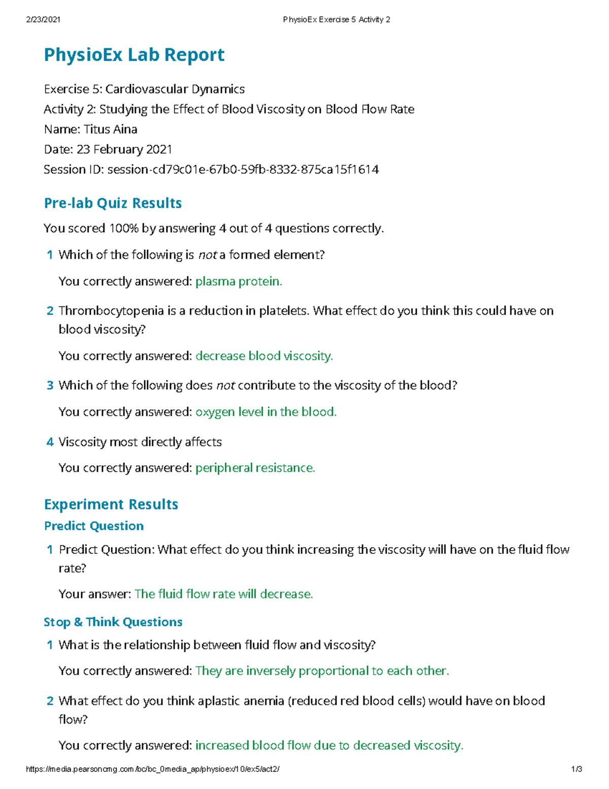 Physio Ex Exercise 5 Activity 2 Pearsoncmg Bc Bc 0media Ap Physioex