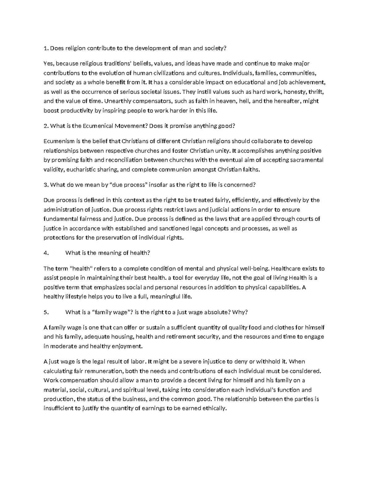 1. Does religio - Other subject material - Does religion contribute to ...