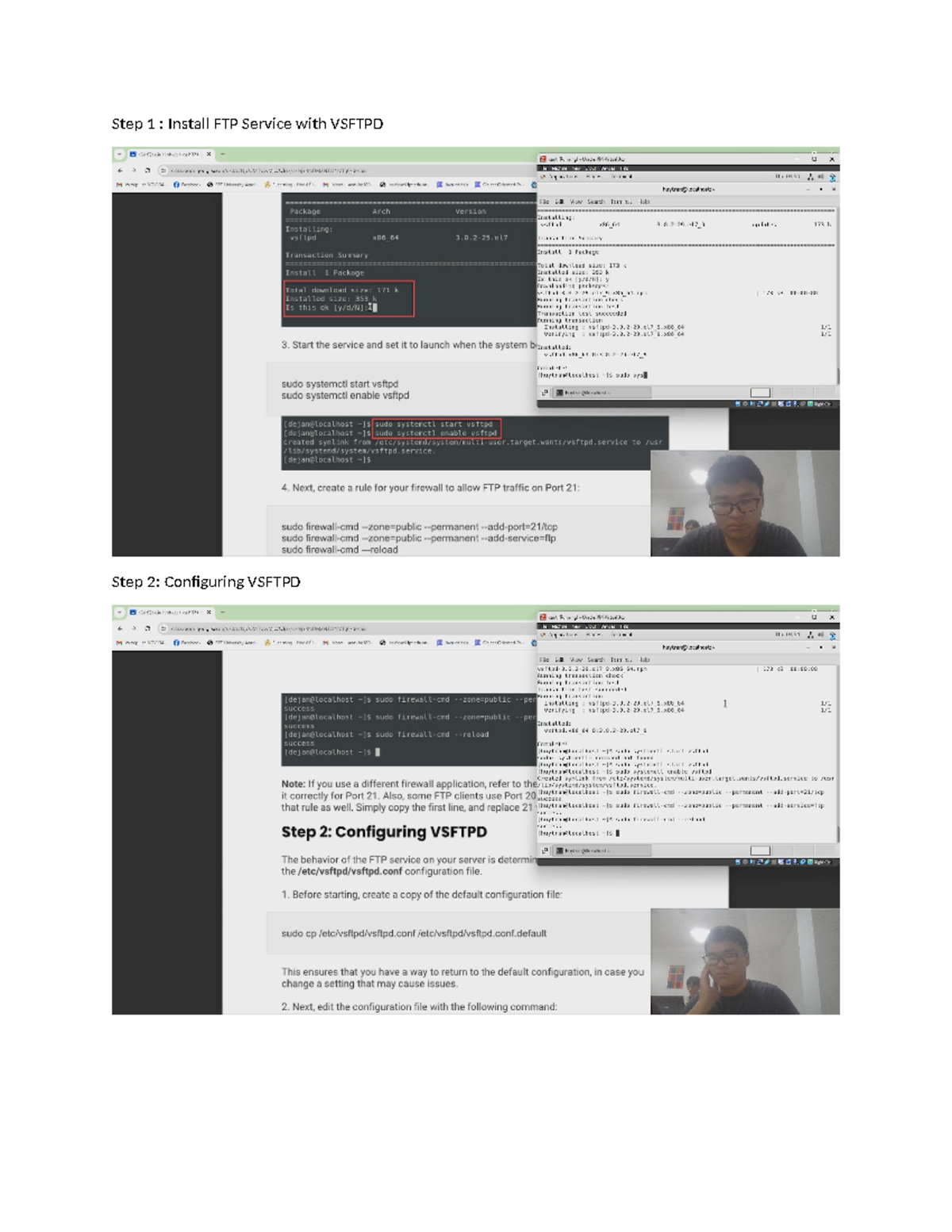 OSP201 Sprint 2024 IA1802 Lab Secure FTP Trần Văn Huy HE180613 - Open Source Platform and ...
