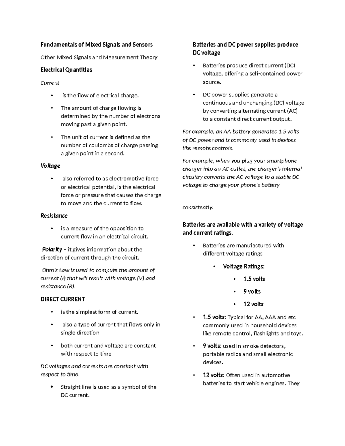 Reviewerrrrrrrrrrrr funda and mixed signals - Fundamentals of Mixed Signals and Sensors Other ...
