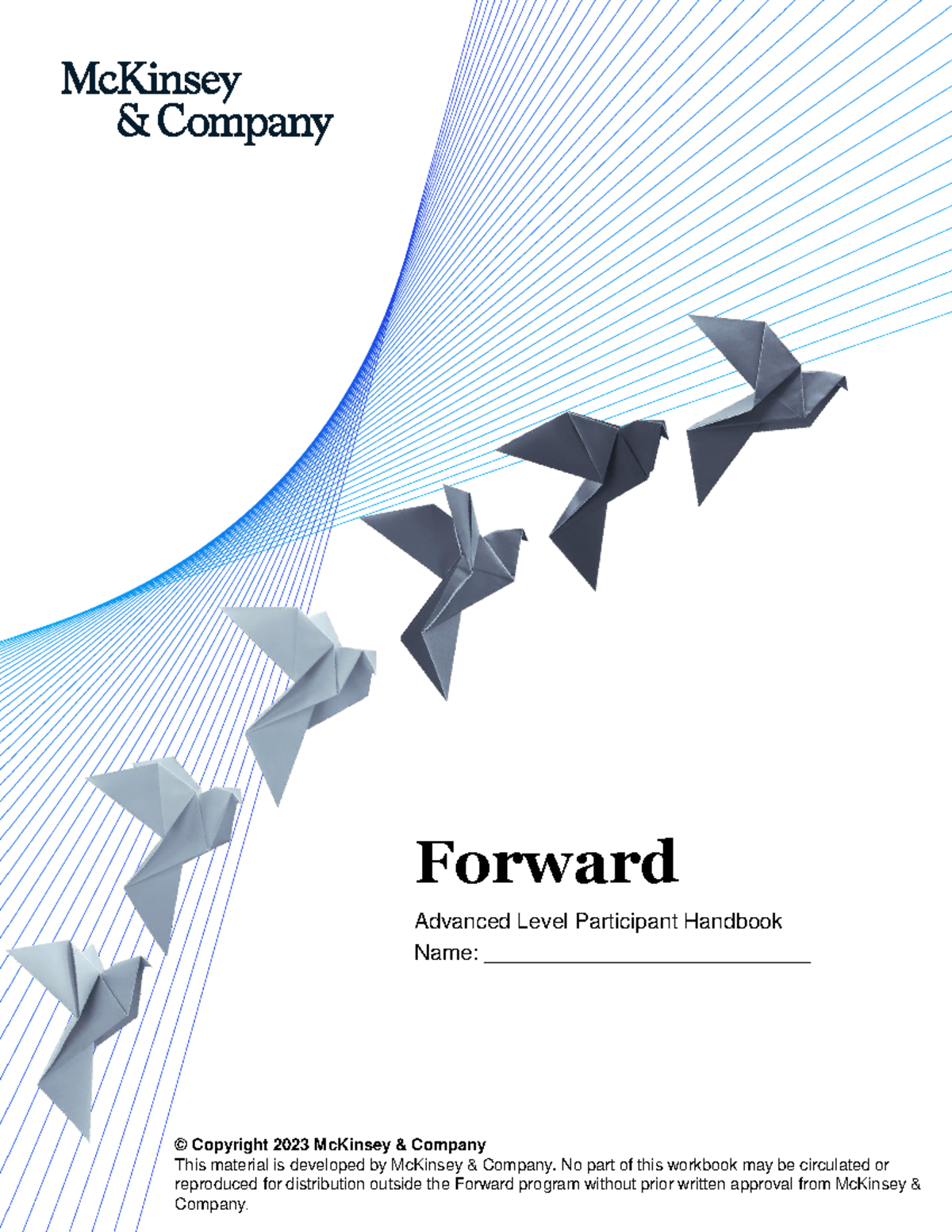 Advanced Level Handbook - Forward Advanced Level Participant Handbook ...