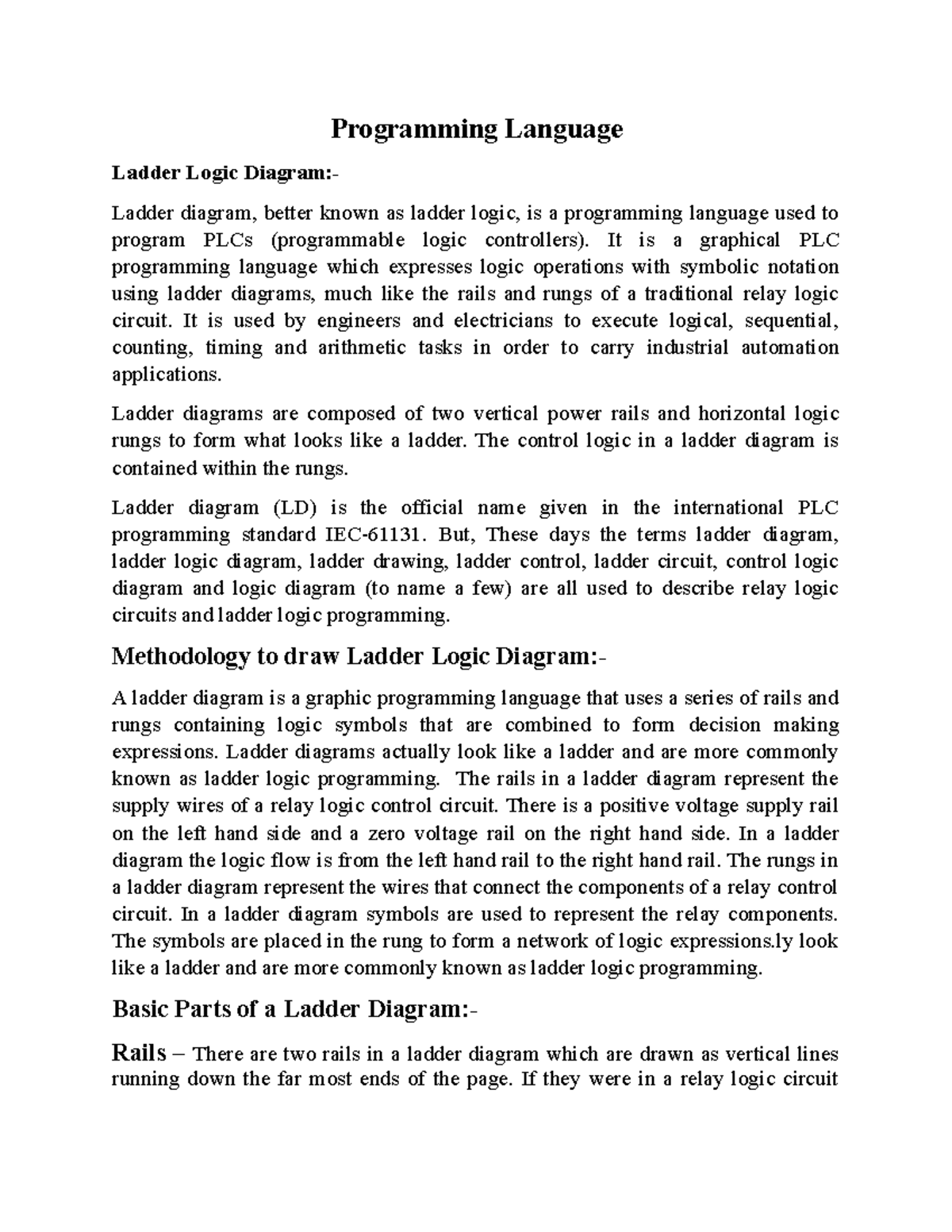 Programming Language - qtuwtquwq - Programming Language Ladder Logic ...
