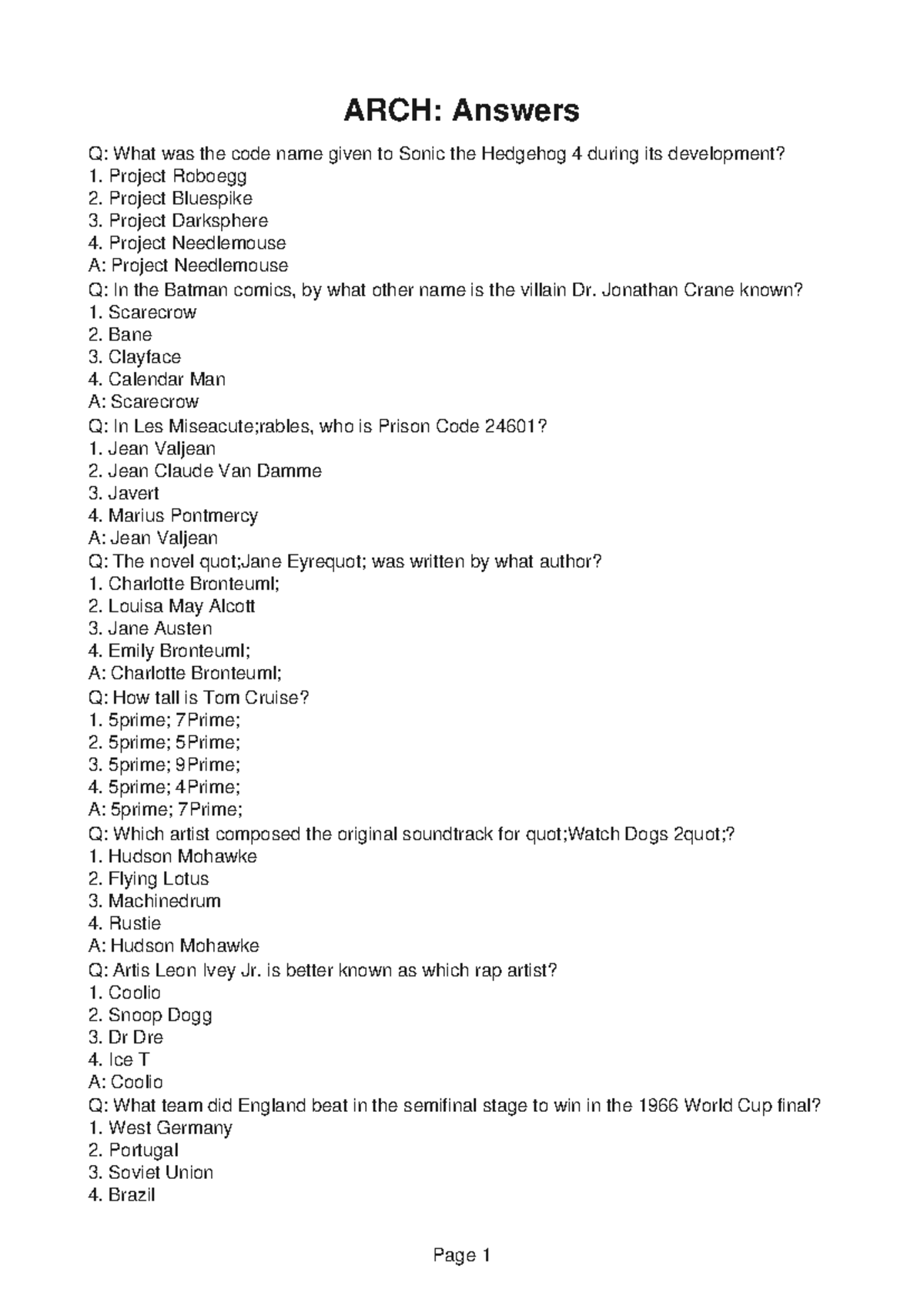 ARCH326-demo-7 - lecture - ARCH: Answers Q: What was the code name ...