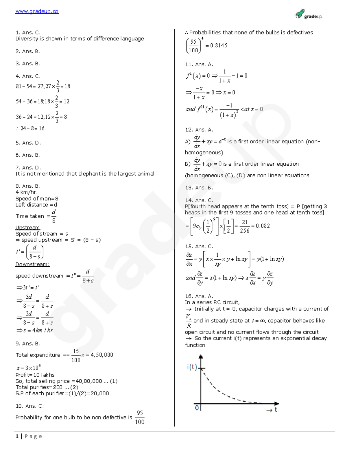 ECE 201 4 Paper-3 Solution-watermark - Warning: TT: undefined function: 32 1. Ans. C. Diversity ...