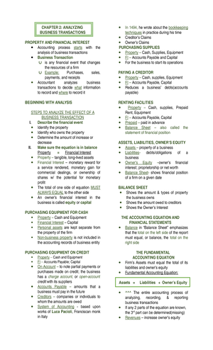 Financial Statements Merchandising business - Example - SAMPLE ...