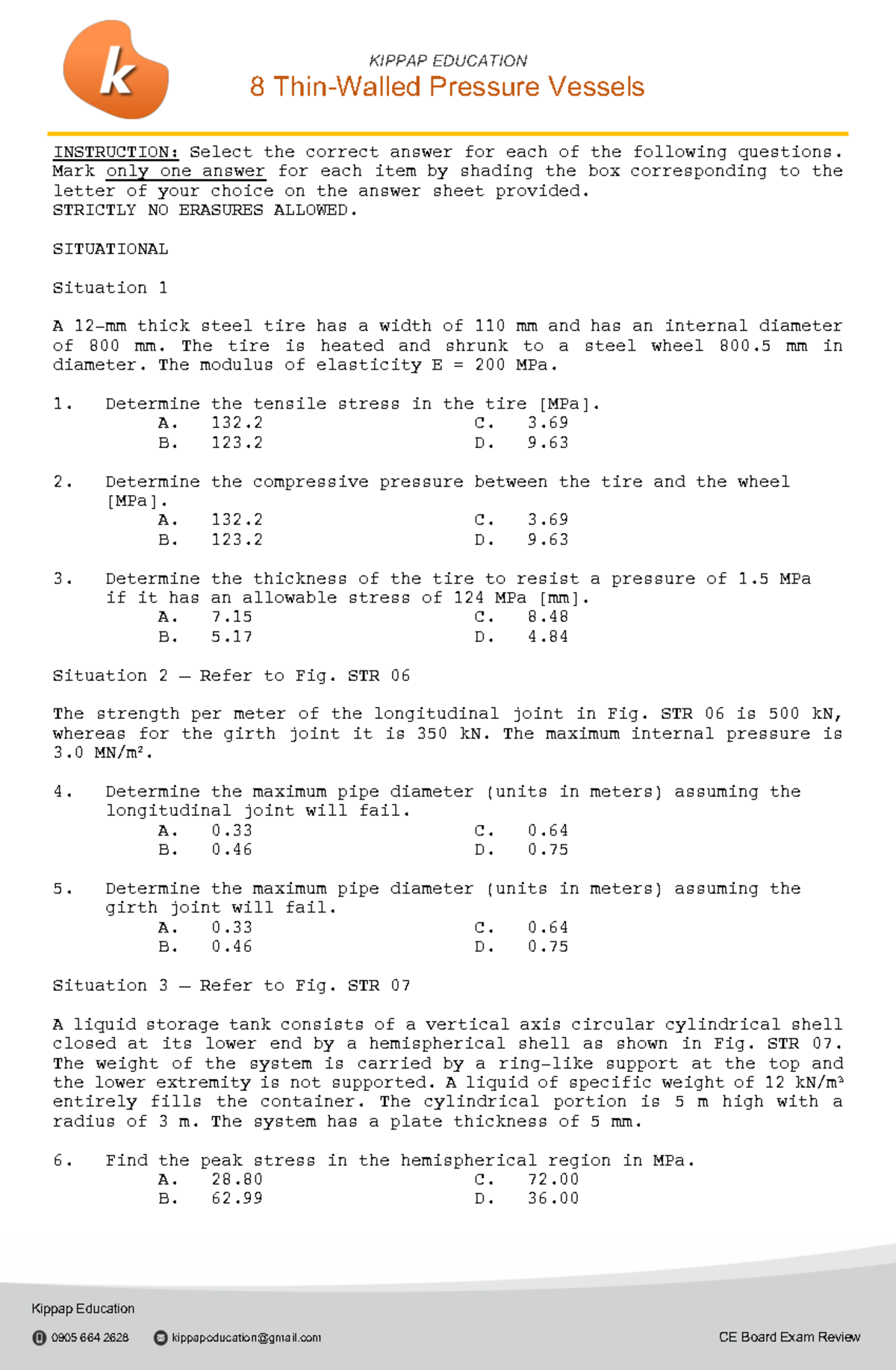 Kippap-Handout-SEC (08 Thin-Walled Pressure Vessels) - KIPPAP EDUCATION ...