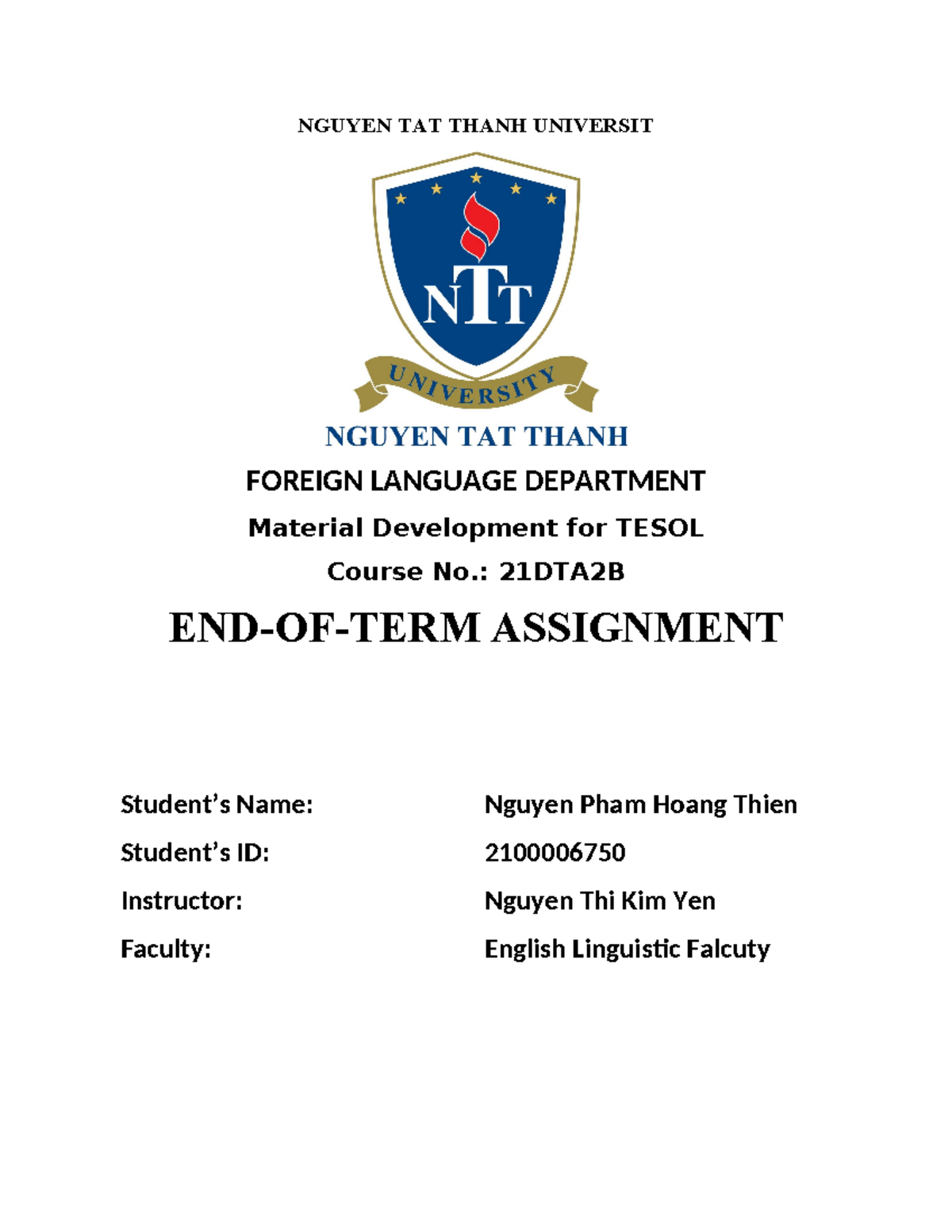 Tktldg- 2B- Nguyen PHAM Hoang Thien - 2100006750 Material Evaluations ...