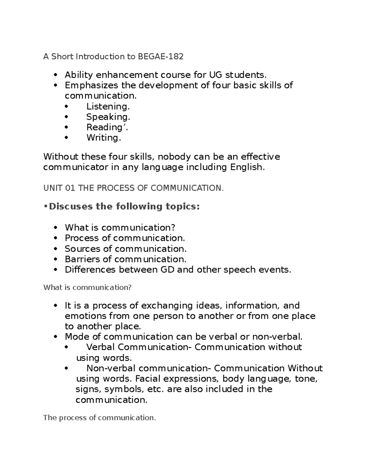 A Short Introduction to Begae - A Short Introduction to BEGAE- Ability ...