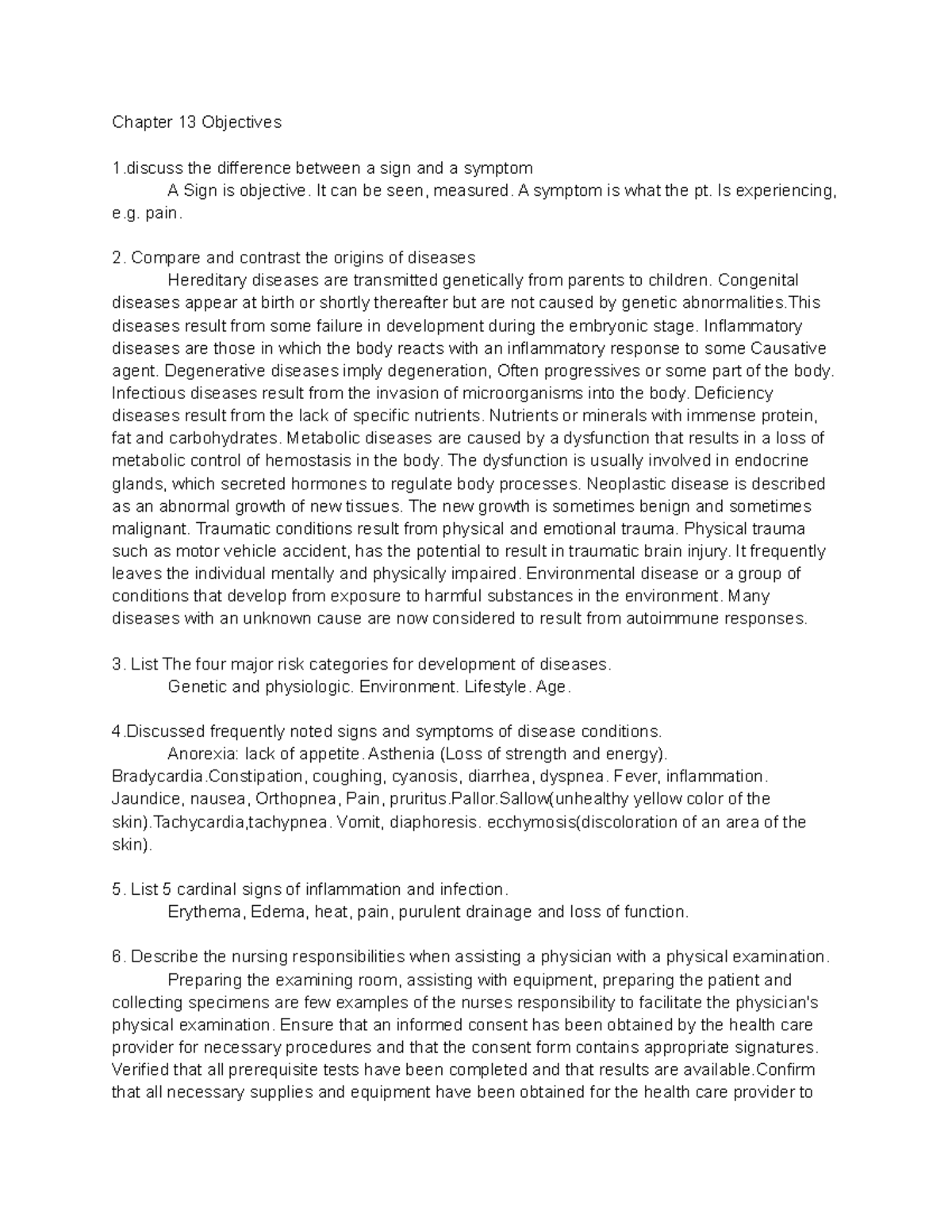 Chapter 13 Objectives - Chapter 13 Objectives 1 the difference between ...