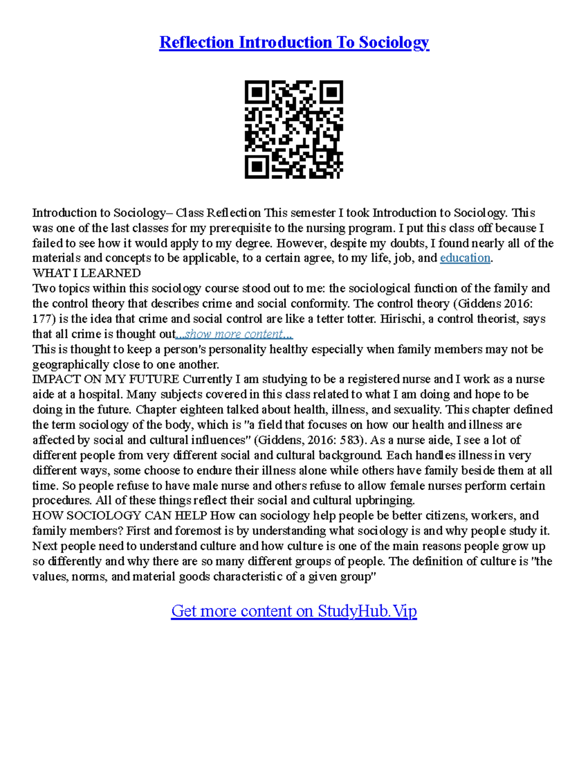 sociology-essay-topics-reflection-introduction-to-sociology
