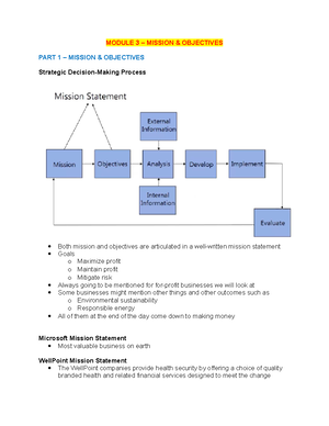 Module 2 Notes - Dr. Sean Lux - Rawls College of Business - MODULE 2 ...