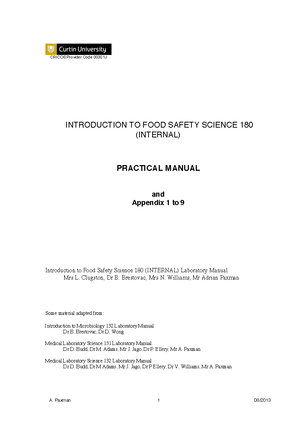 Food Safety Program - Part 1 - General Guidelines for the Development ...